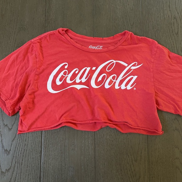 Tops | Coca Cola Cropped Tshirt | Poshmark